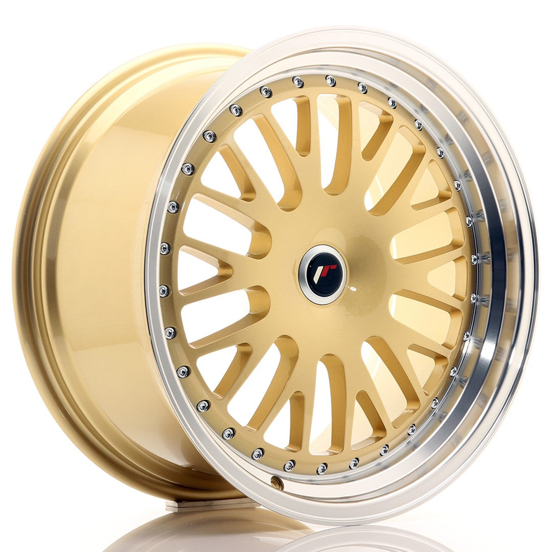 JR Wheels JR10 19x9.5 ET20-35 Blank Gold w/Machined Lip – EASTCOASTALLOYS