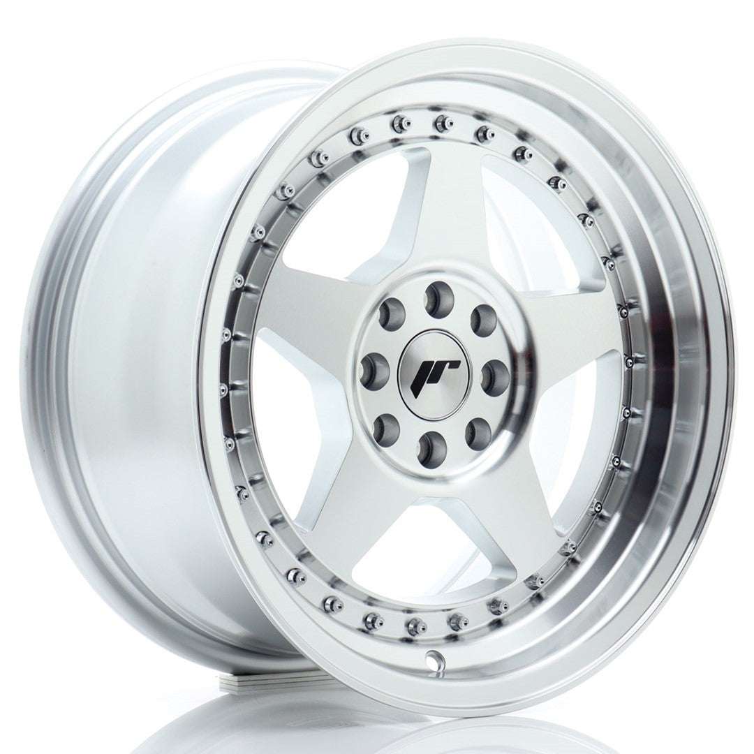 JR Wheels JR6 16x8 ET25 4x100/108 Silver Machined Face – EASTCOASTALLOYS